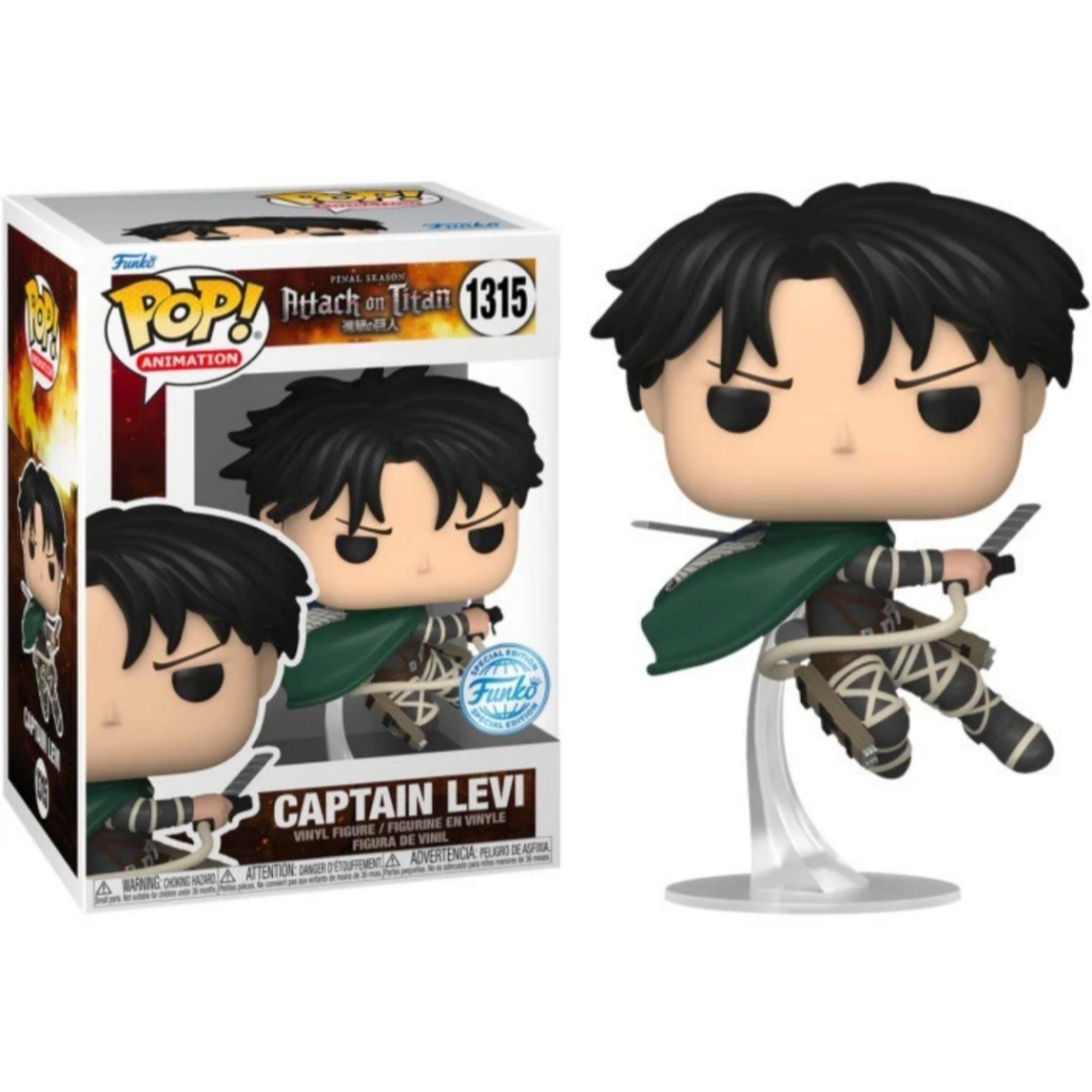 Jual Funko Pop Original Animation - Attack on Titan - Captain Levi ...