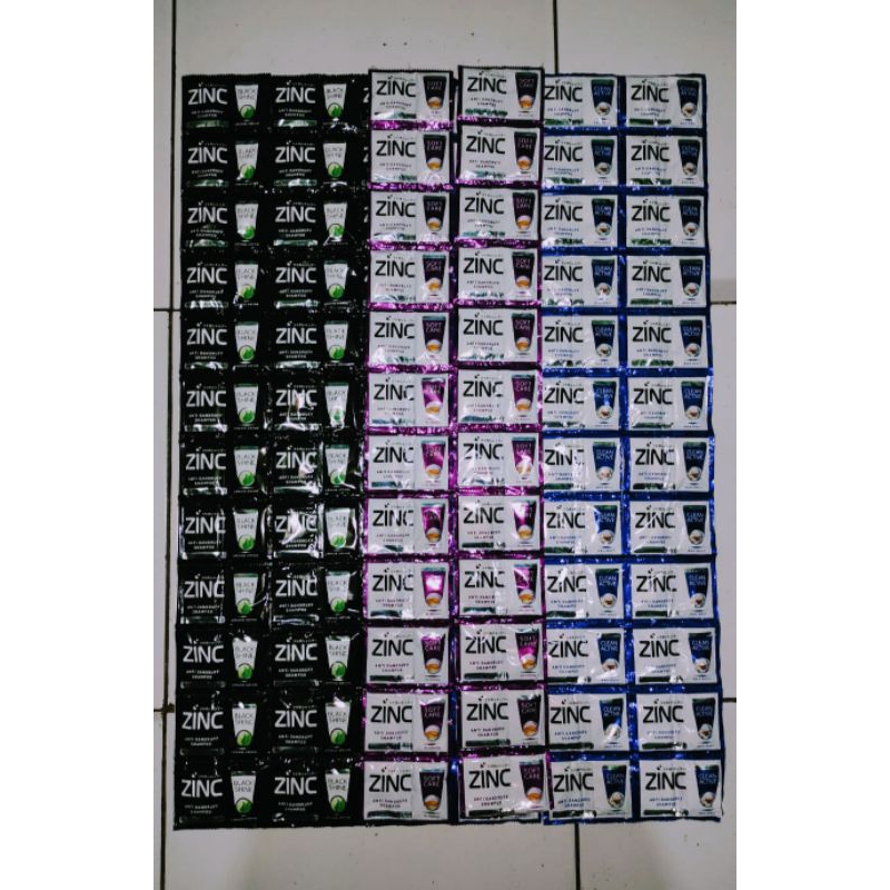 Jual SAMPO ZINC SACHET 10 ML 1 Renteng 12 Sachet 24 Pcs | Shopee Indonesia