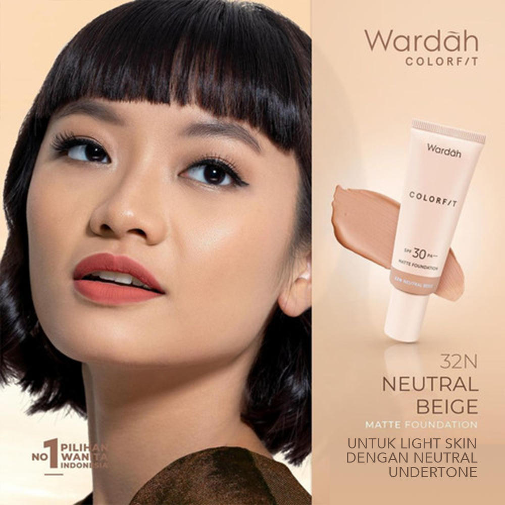 Jual WARDAH Colorfit Series Set Makeup Matte Foundation, Perfect Glow ...