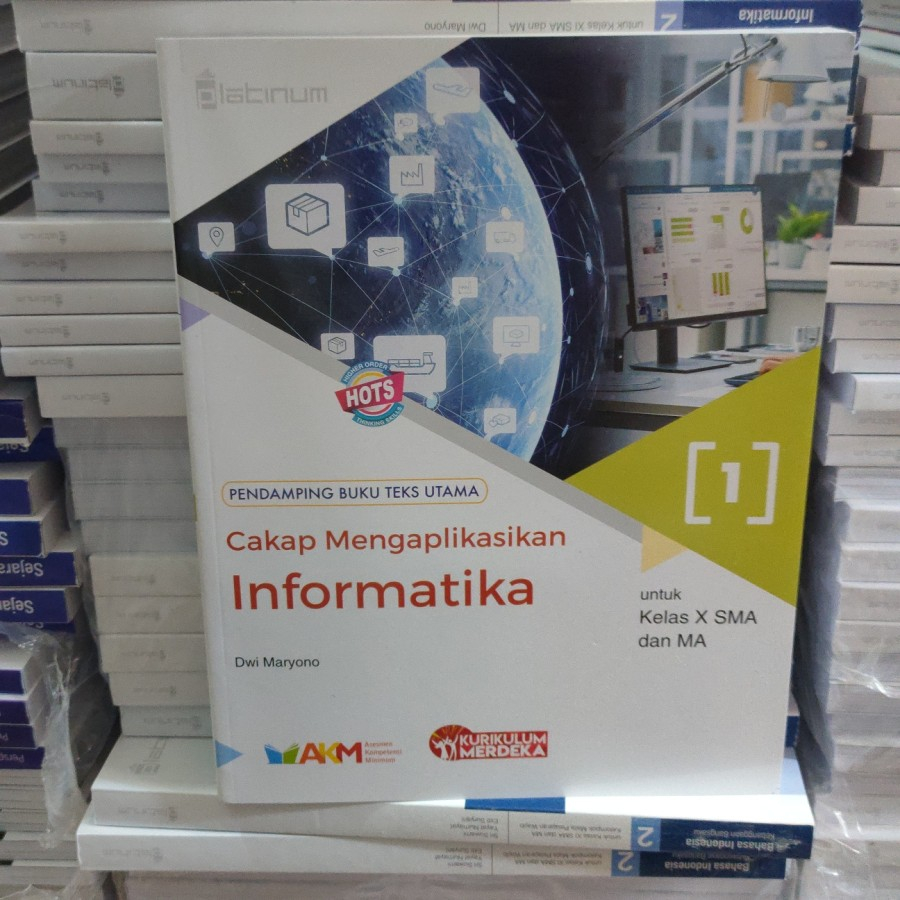 Jual Informatika SMA Kelas X Kurikulum Merdeka Hots AKM Platinum | Shopee Indonesia