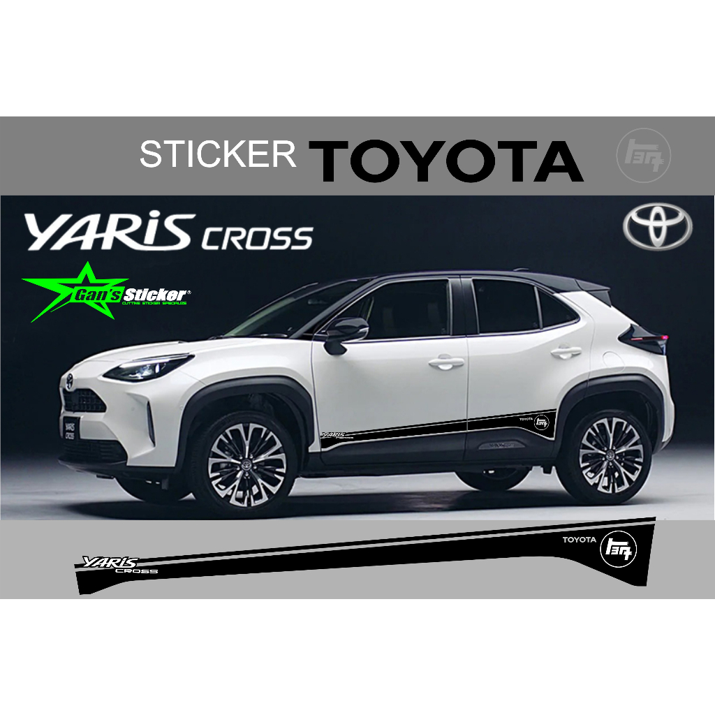 Jual Sticker toyota yaris cross 2023 aksesories toyota yaris cross ...
