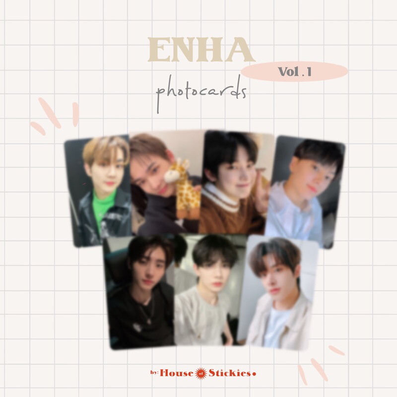 Jual ENHA Unofficial Photocard Boyfie Selca | Shopee Indonesia