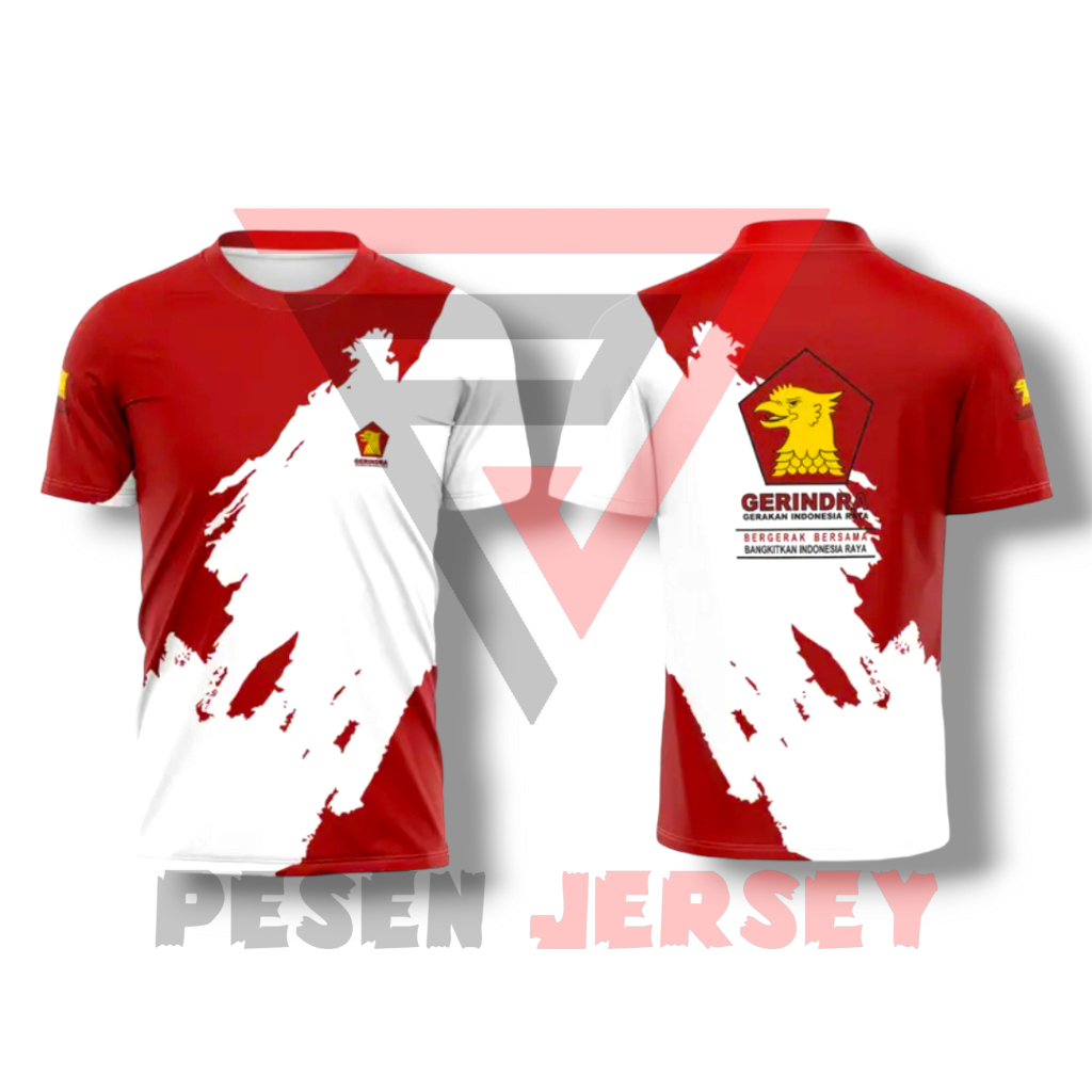 Jual KAOS JERSEY PARTAI GERINDRA FULLPRINTING TERBARU | Shopee Indonesia