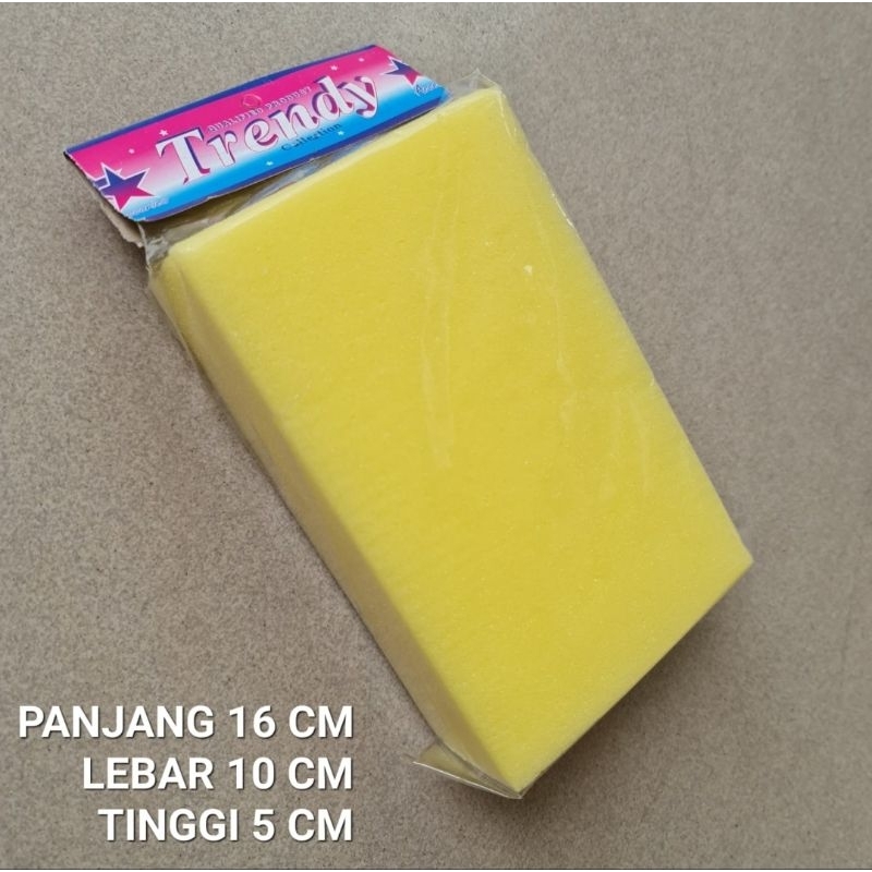 Jual Sponge Busa Serbaguna 16CM x 10CM x 5CM | Shopee Indonesia
