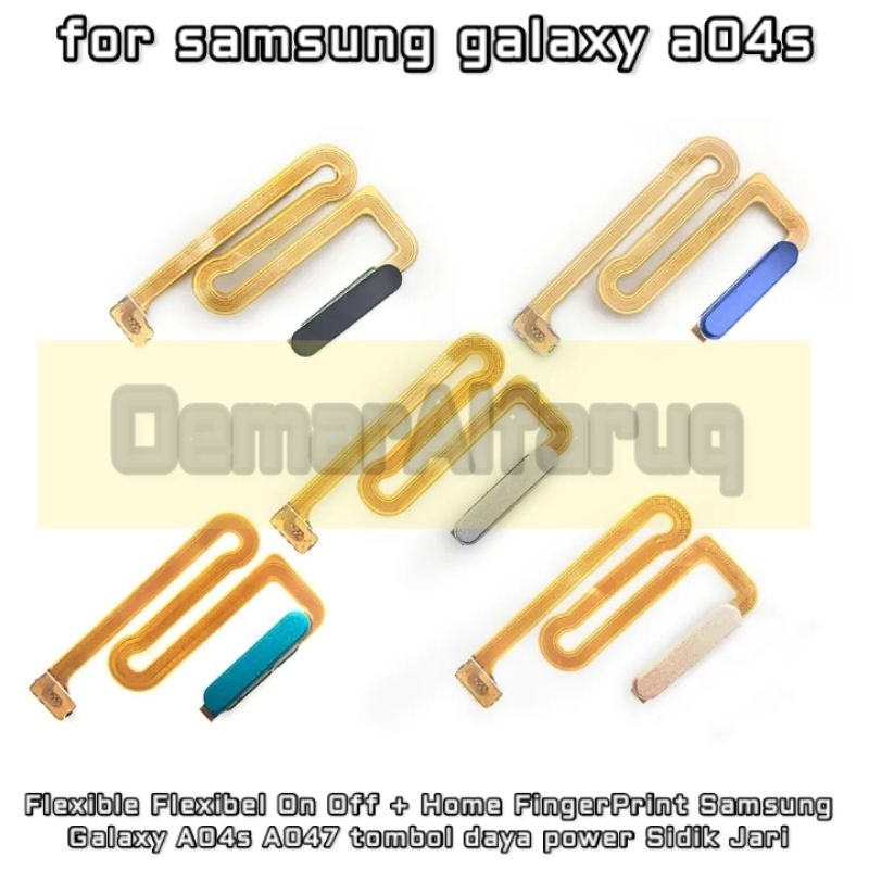 Jual Flexible Flexibel On Off + Home FingerPrint Samsung Galaxy A04s A047 Fleksibel On Of tombol ...