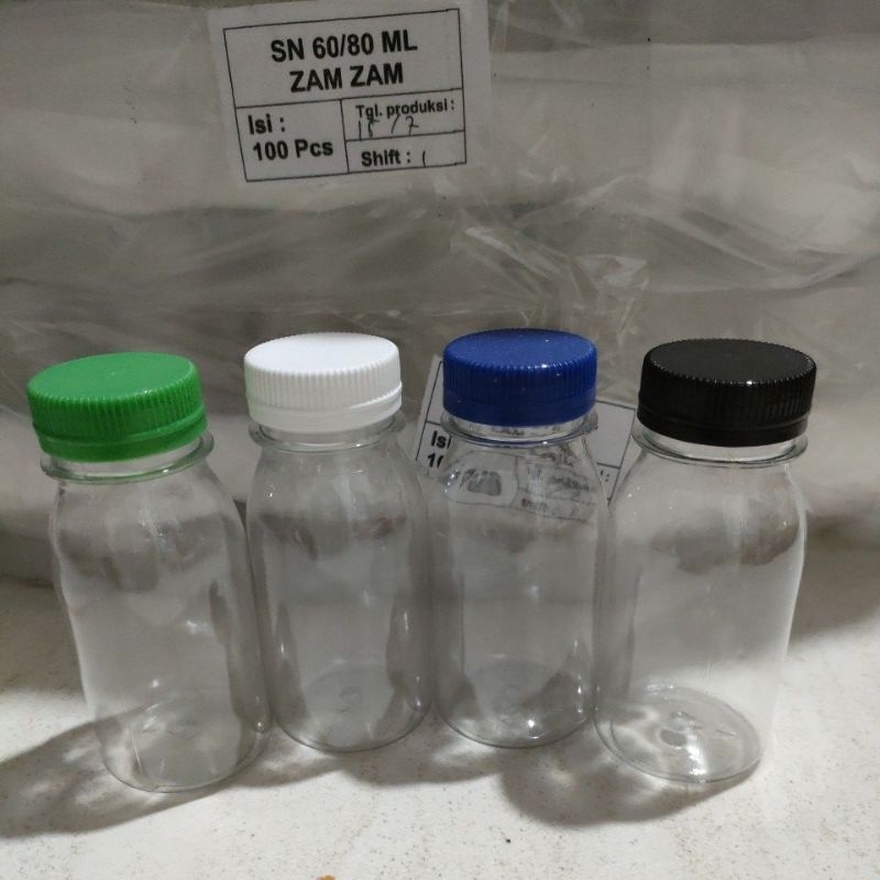 Jual BOTOL BIBIT JELLY ZAM ZAM 60ml | Shopee Indonesia