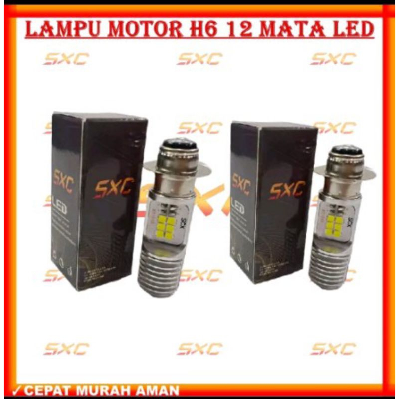 Jual lampu led h6 12 tituk merk icc sinar terang | Shopee Indonesia