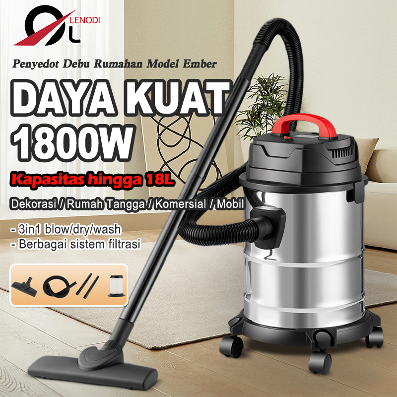 Jual 18 liter Sedot Basah Kering Vacum Blower Wet Dry Penyedot Debu ...