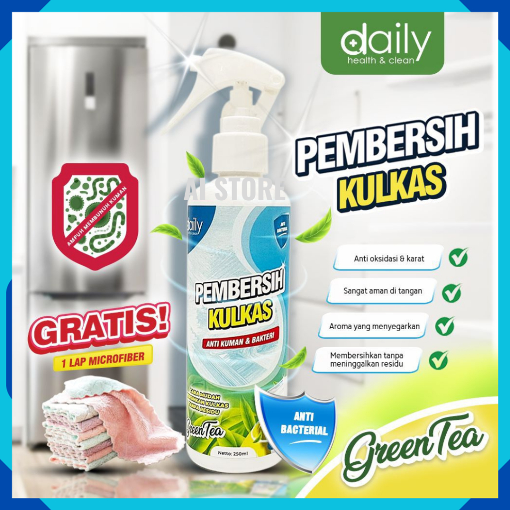 Jual Pembersih Kulkas Daily / Cairan Pembersih Kulkas Anti Bakteri ...