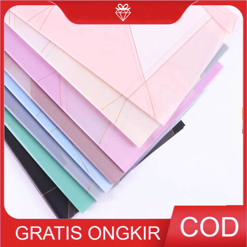 Jual 1LEMBAR Wrapping Symetric - Cellophane Buket Bunga Keramik W016 | Shopee Indonesia