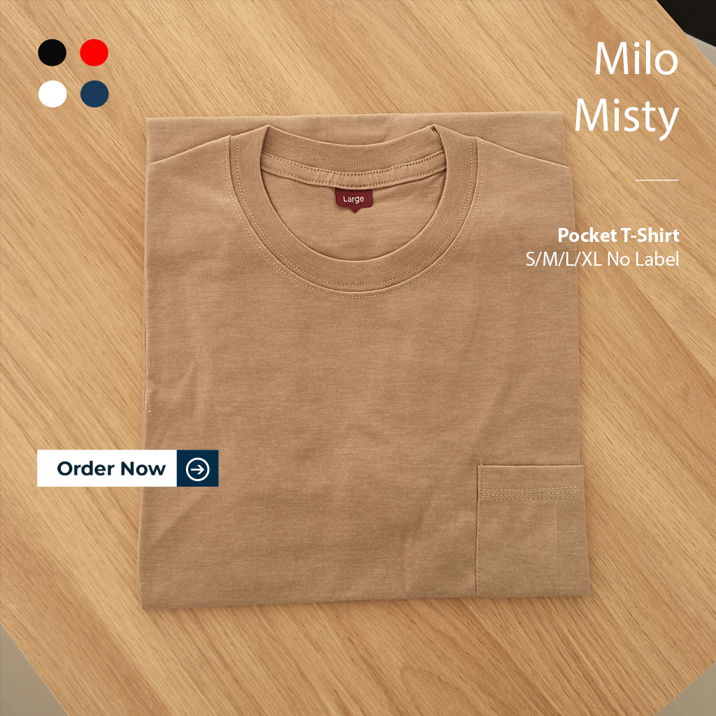 Jual KAOS POLOS SAKU PRIA POCKET TANGAN PENDEK WARNA MILO MISTY UKURAN ... Jual KAOS POLOS SAKU PRIA POCKET TANGAN PENDEK WARNA MILO MISTY UKURAN ...