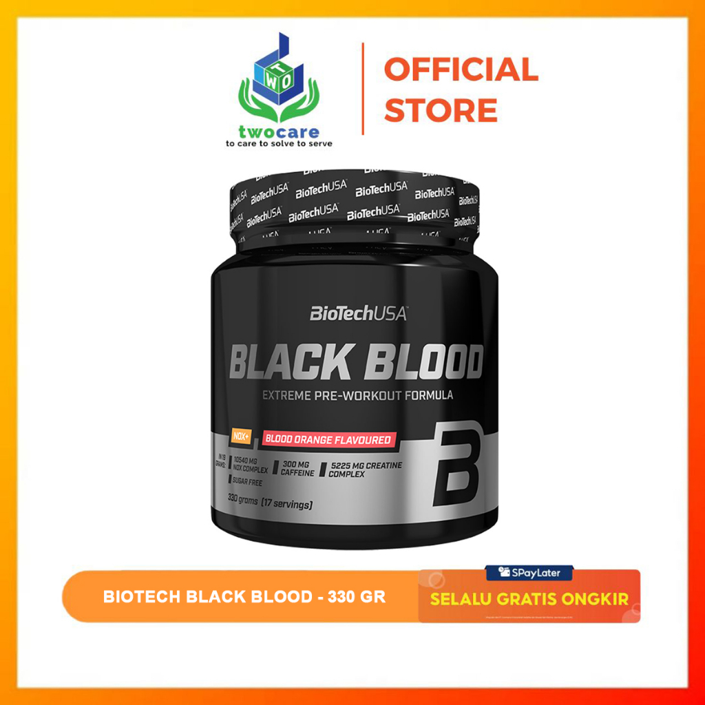 Jual Biotech USA Black Blood Nox+ Extreme Preworkout 340gr Pre Workout ...