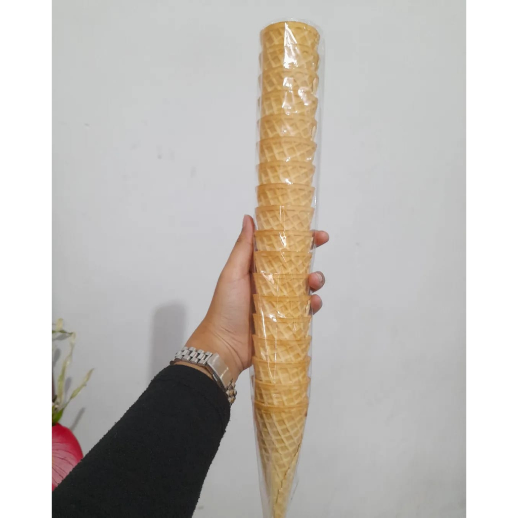 Jual CONE WAFEL CONE WAFFLE AICE CONE MANIS CONE MIXUE | Shopee Indonesia