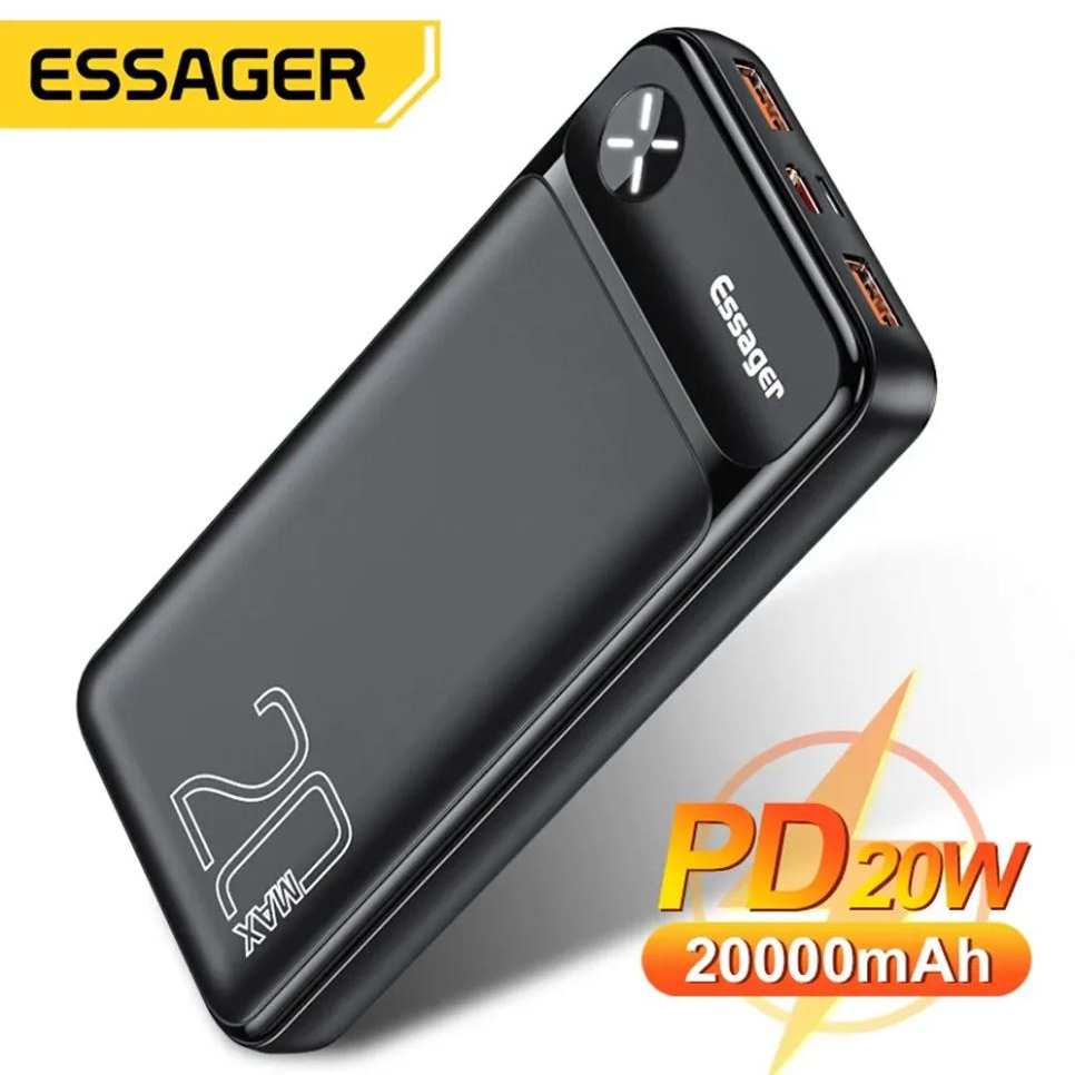 Jual Essager Latitude Power Bank Fast Charging Type C Fast Charging PD ...