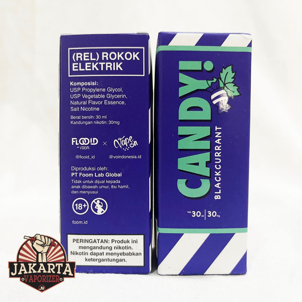 Jual [SALT] FOOM CANDY BLACKCURRANT SALTNIC 30ML 30MG BY FOOM | Shopee ...