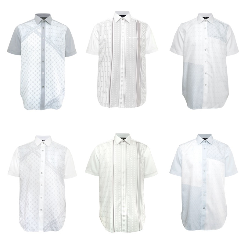 Jual [CUSTOM] BUTTONSCARVES CROSSWISE MEN SHIRT STRIPE MEN SHIRT ...