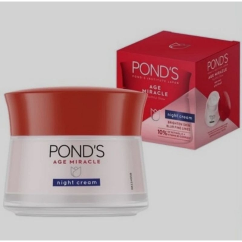 Jual Ponds Age Miracle Cream ( Night Cream ) | Shopee Indonesia