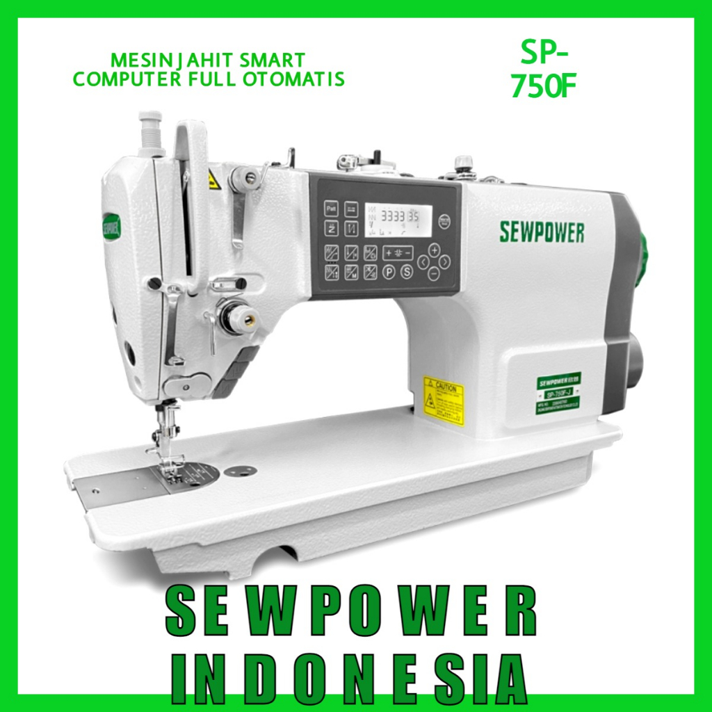 Jual MESIN JAHIT SMART COMPUTER FULL OTOMATIS SEWPOWER SP-750F | Shopee Indonesia