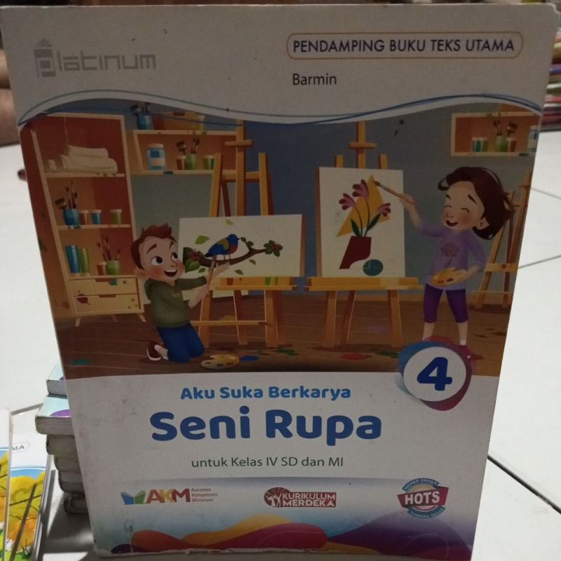 Jual AKU SUKA BERKARYA SENI RUPA UNTUK SD KELAS IV KURIKULUM MERDEKA | Shopee Indonesia