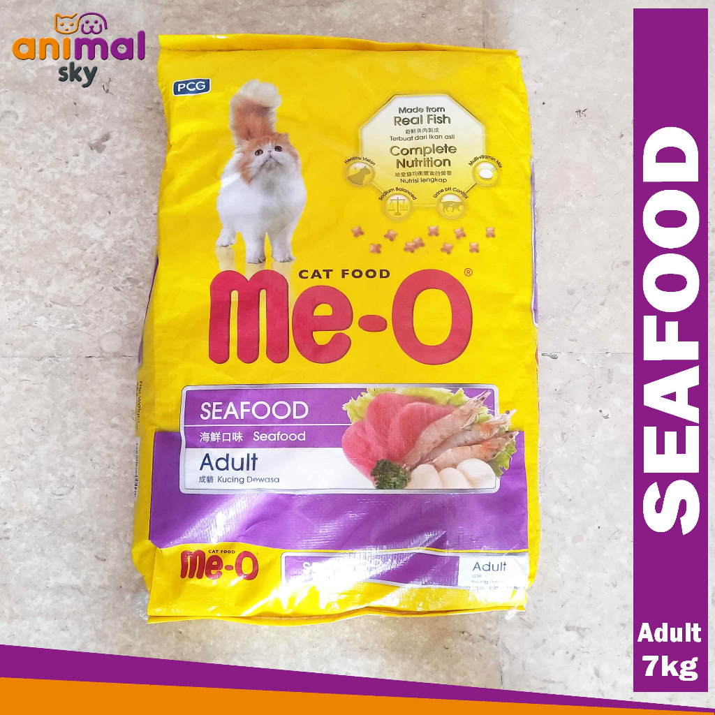Jual Makanan Kucing Meo Seafood 7kg Adult / Meo Adult 7 kg Kwalitas ...