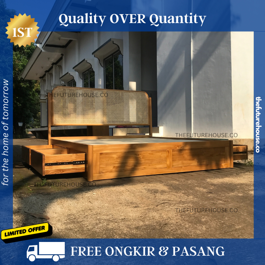 Jual FREE ONGKIR PASANG TEMPAT TIDUR LACI STORAGE BED DIPAN LACI ...