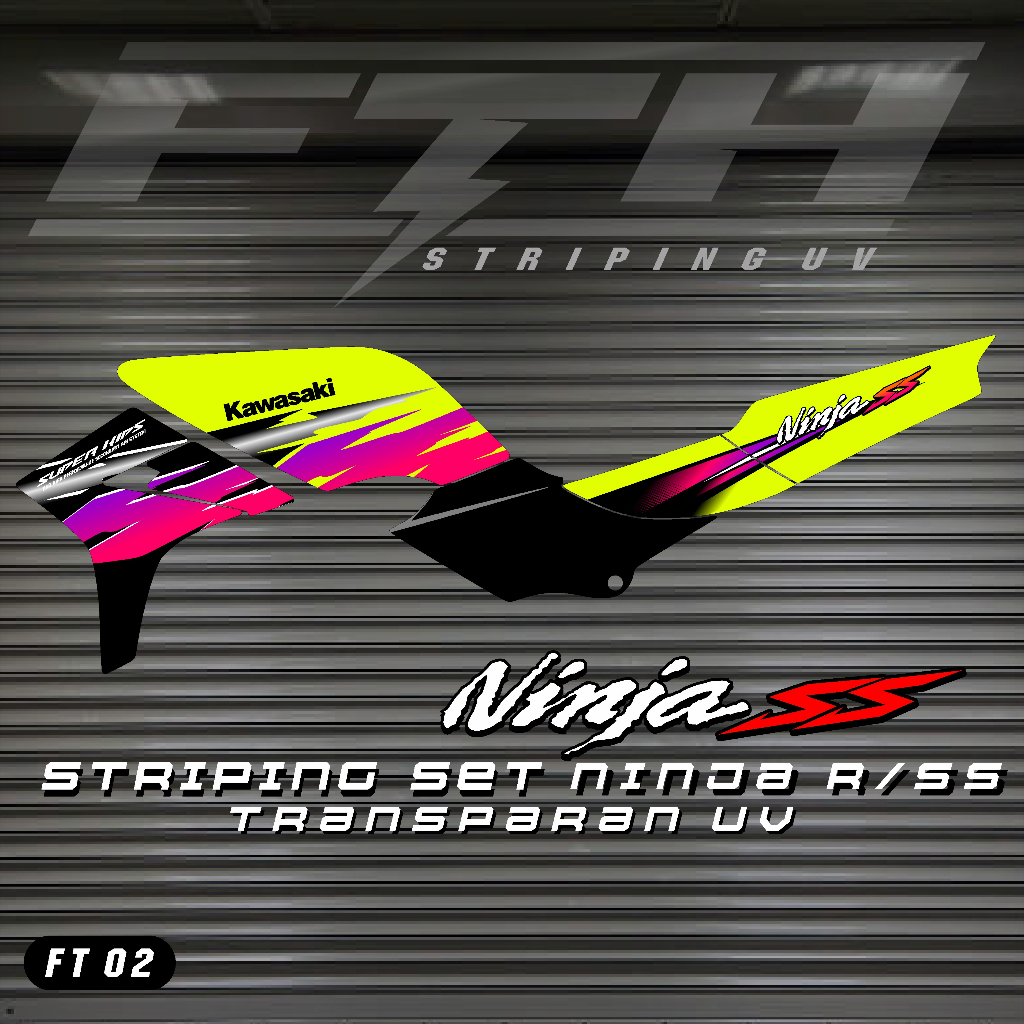 Jual Striping Ninja ss Sticker Custom Kis Transparan UV | Shopee Indonesia