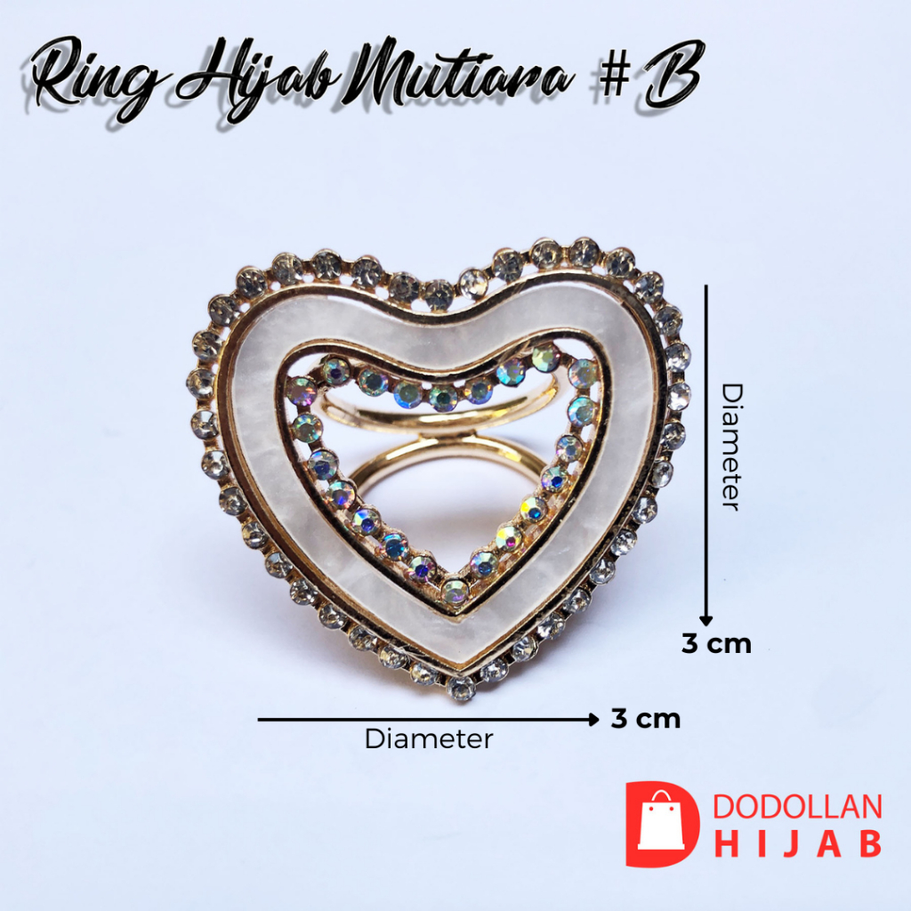 Jual Ring Hijab Korea Wanita Cincin Hijab Kolong syal | Shopee Indonesia