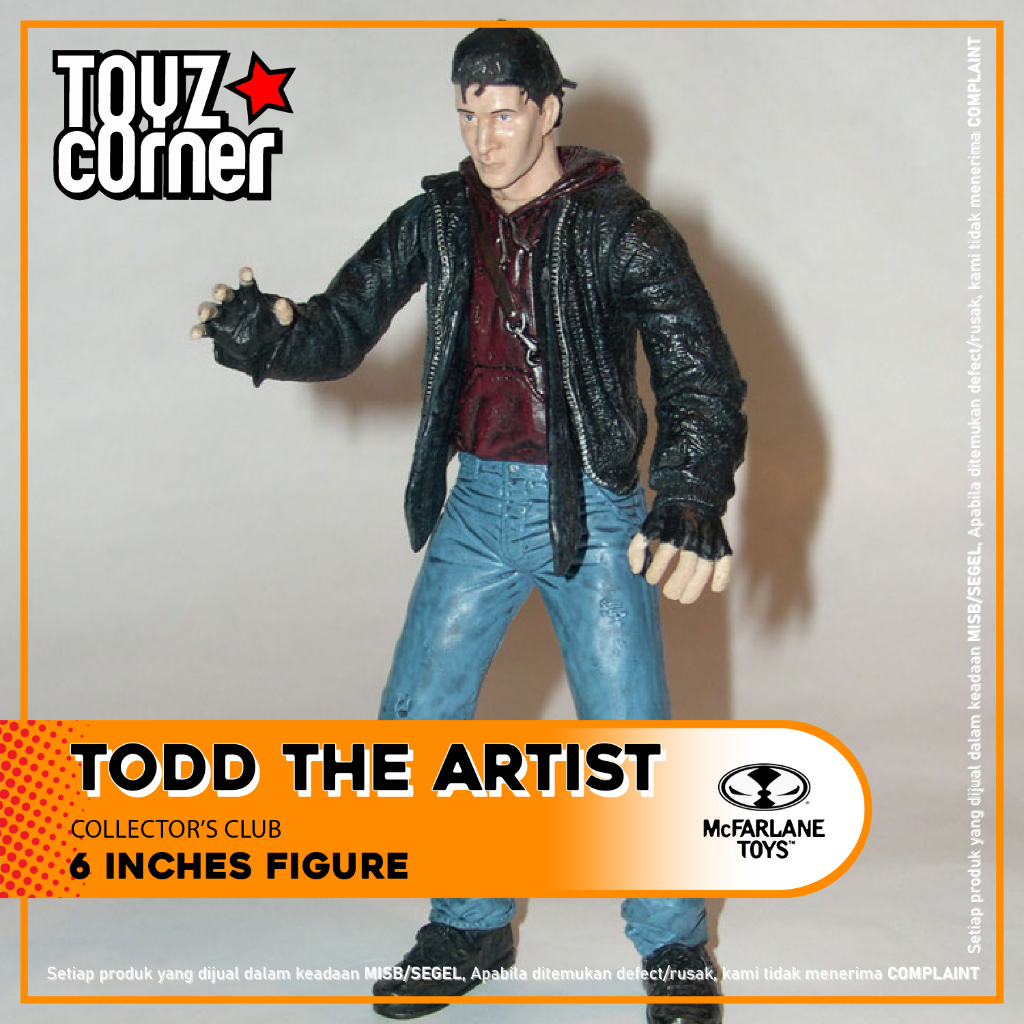 Jual Toyz Corner - Mcfarlane Toys 6 Inch Figure Todd The Artist Special ...