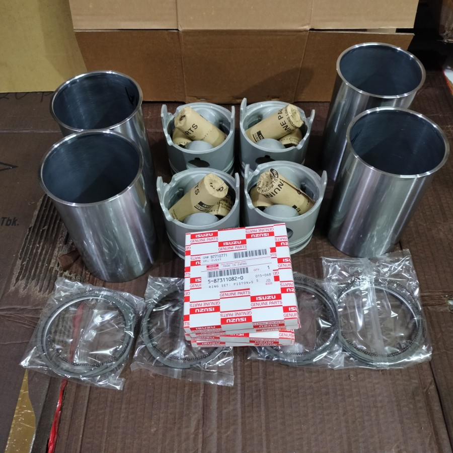 Jual LINER SET KIT BORING RING PISTON ISUZU PANTHER 2.5 OEM JAPAN ...