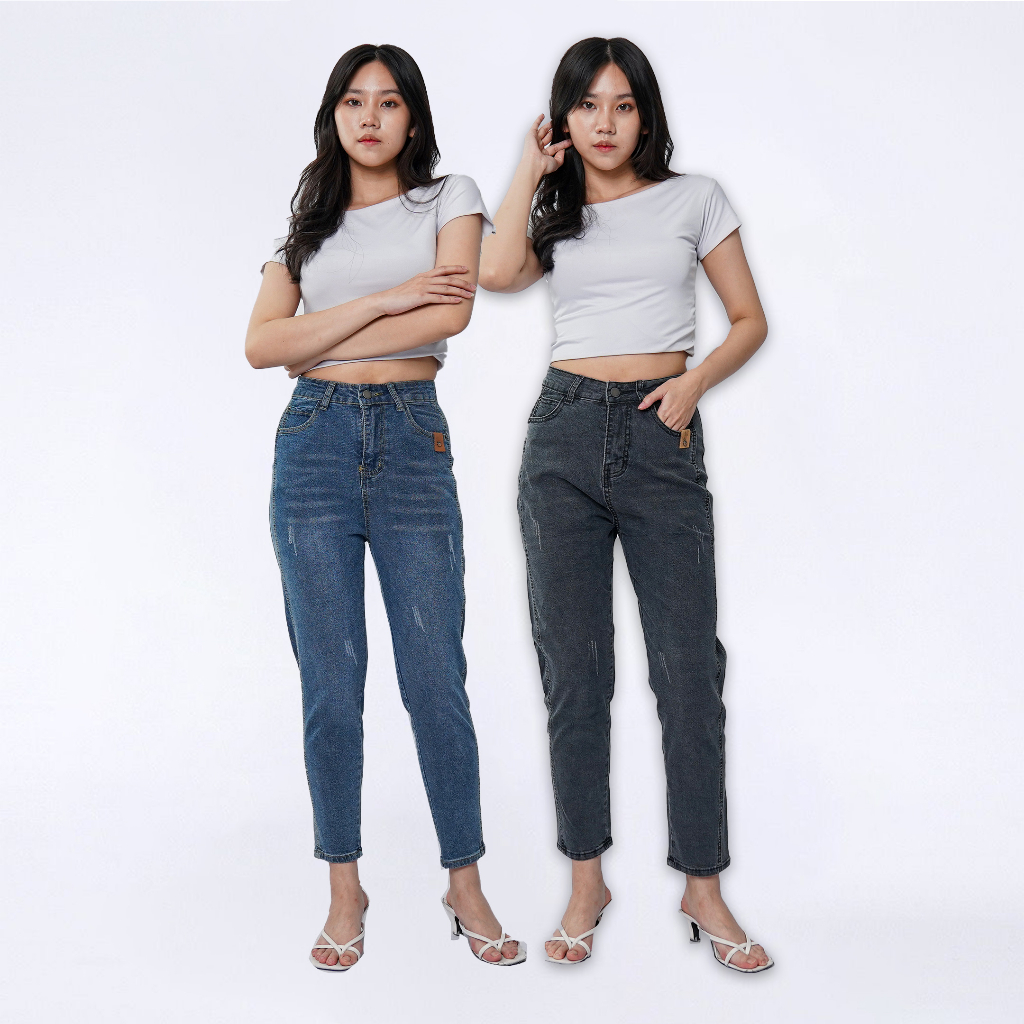 Jual VIERLIN - Jeans 8292 8293 - BOYFRIEND JEANS VIERLINSTORE | Shopee ...