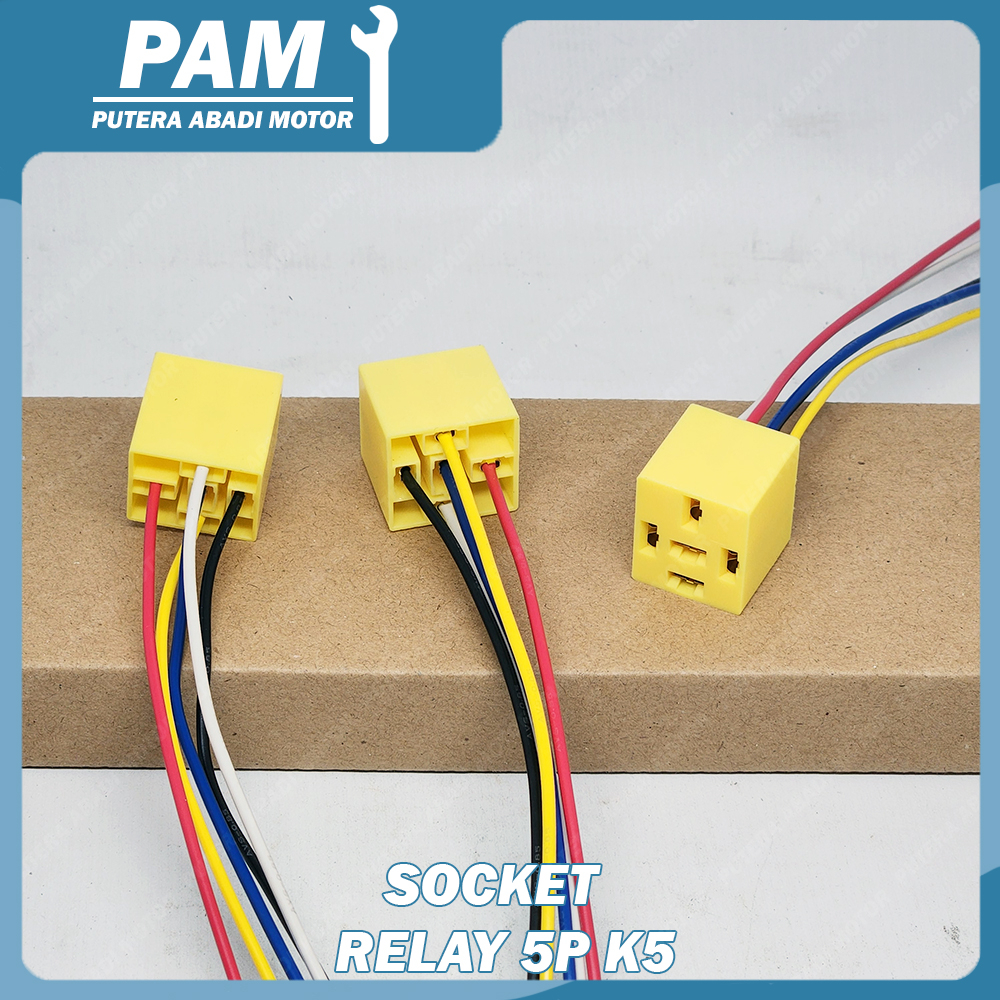 Jual Soket Relay Socket Relay 5P Kaki 5 Merk Carshow | Shopee Indonesia