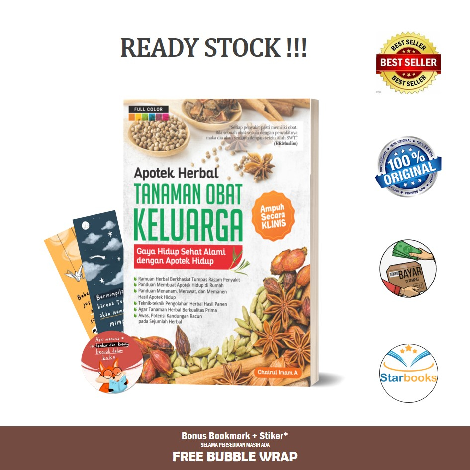 Jual Second Hope - Buku Apotek Herbal Tanaman Obat Keluarga (Kesehatan) | Shopee Indonesia