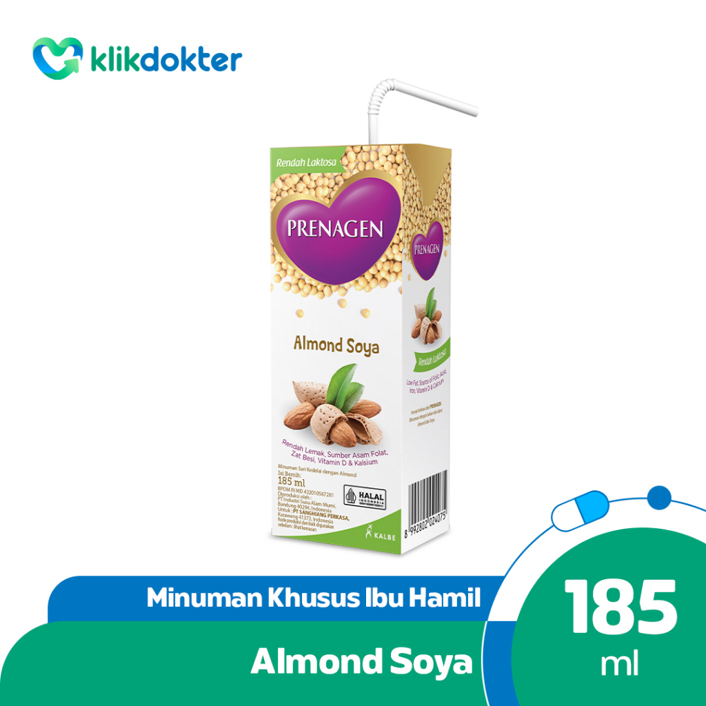 Jual Prenagen Mommy UHT Almond Barley Soya 185ml | Shopee Indonesia
