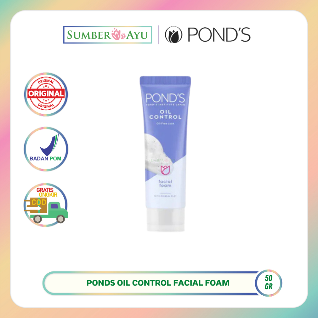 Jual Ponds Oil Control Facial Foam | Shopee Indonesia