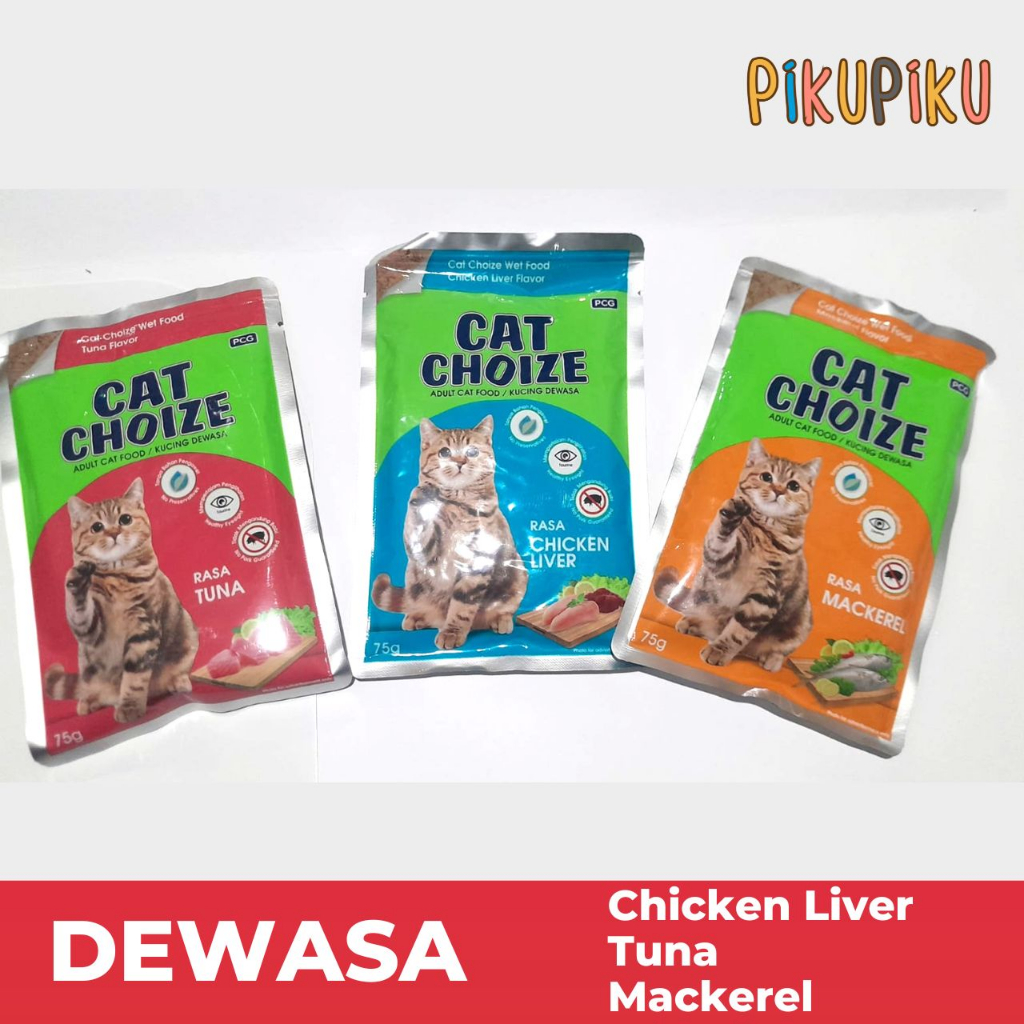 Jual Cat Choize Makanan Basah Kucing Pouch Sachet untuk Kucing Dewasa ...