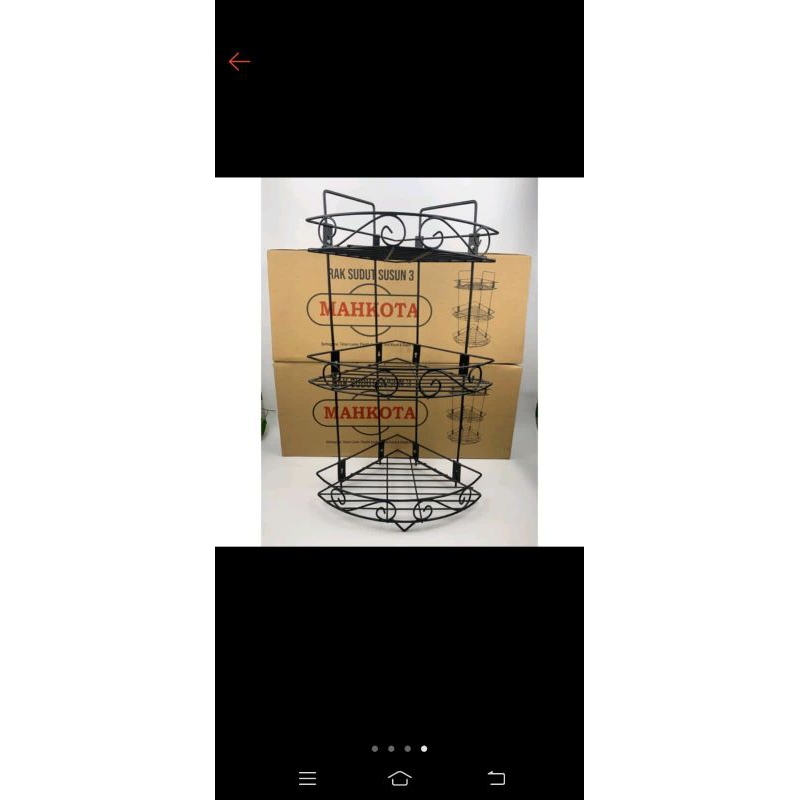 Jual Rak Sudut 3 Susun untuk pojokan dapur atau kamar mandi serbaguna ...