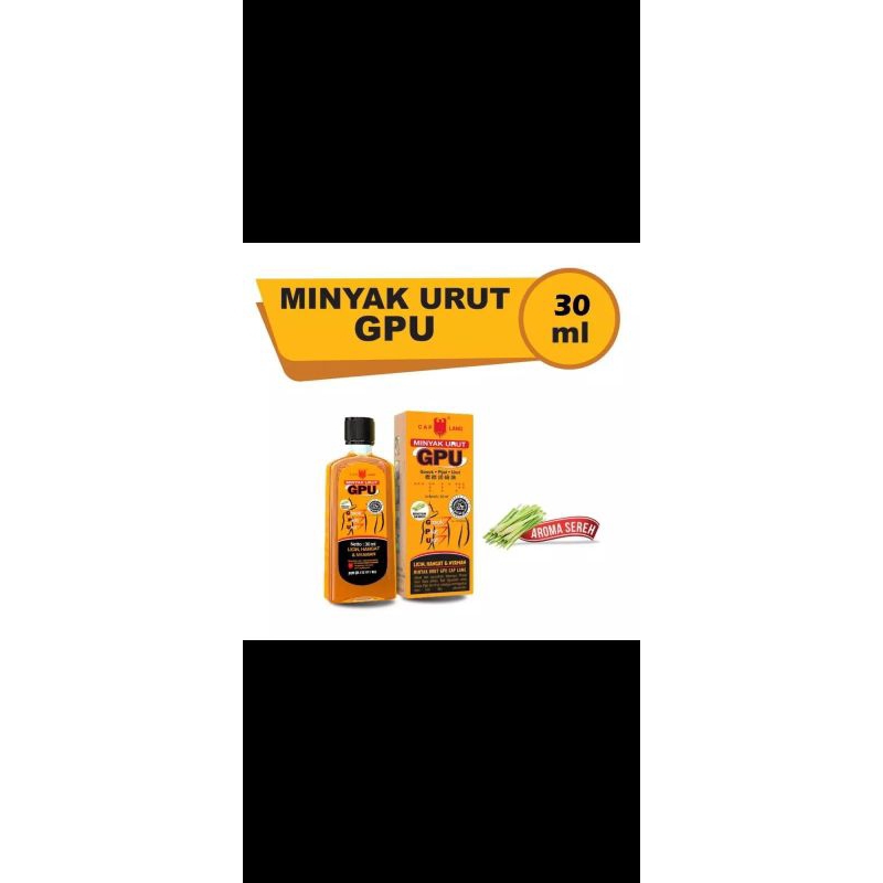 Jual Minyak GPU 30ML | Shopee Indonesia
