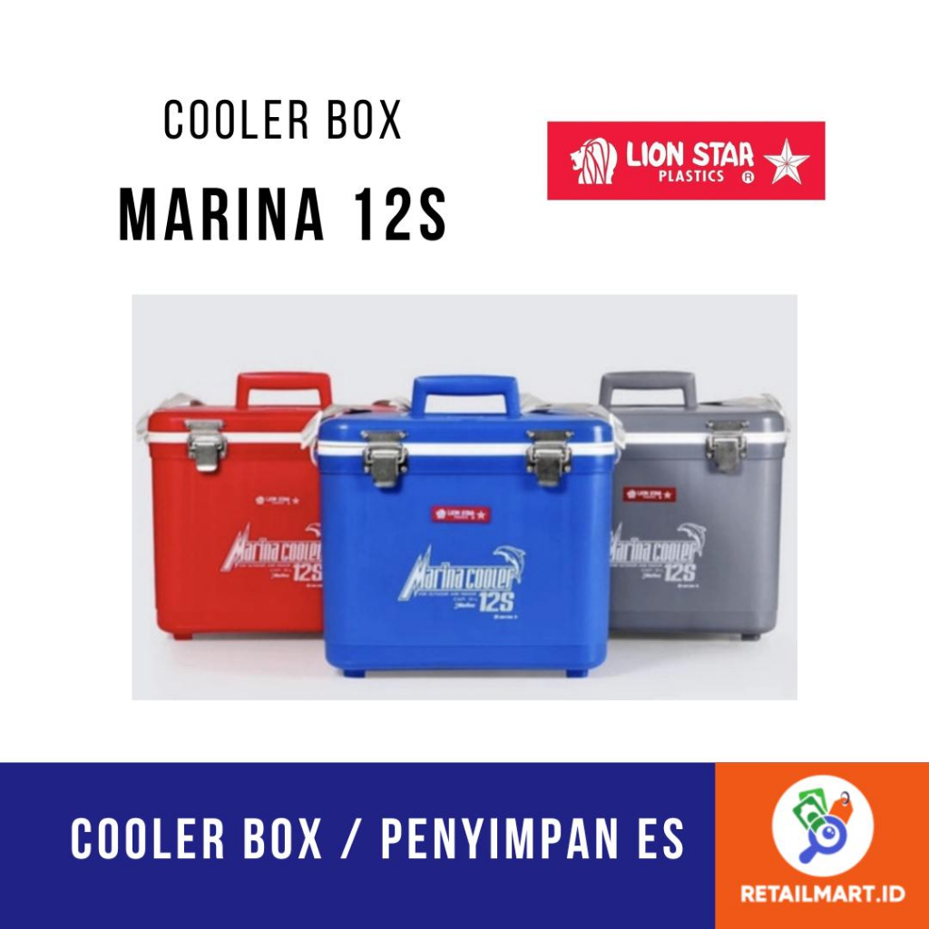 Jual LION STAR : 12S MARINA COOLER BOX / PENYIMPAN ES 10 LITER MARINA 12 S | Shopee Indonesia