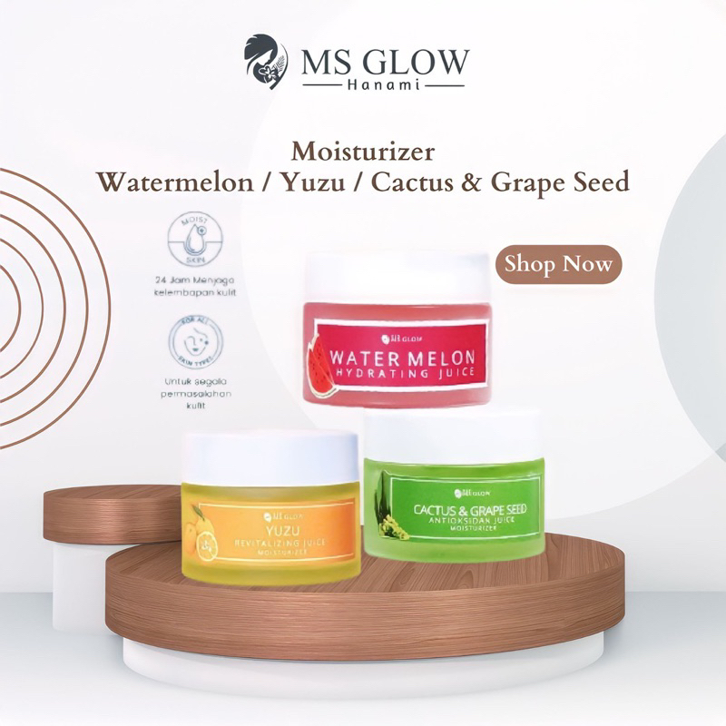 Jual MS GLOW - JUICE MOISTURIZER - 30 GR (YUZU,WATERMELON,CACTUS ...