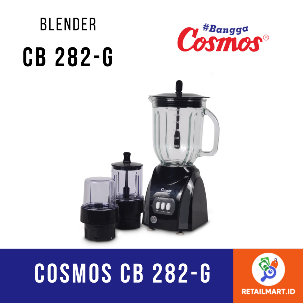Jual COSMOS : CB282G BLENDER KACA 3 IN 1 BIG CAPACITY BELING 2 LITER CB ...