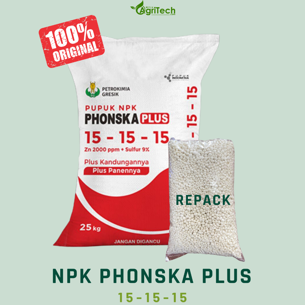 Jual PUPUK NPK PHONSKA PLUS REPACK 1 KG - PETROKIMIA GRESIK | Shopee ...