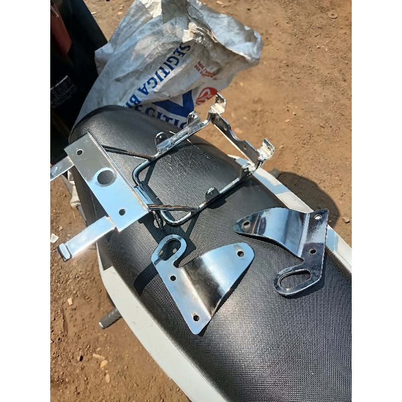 Jual BRACKET KUPINGAN TRALIS NINJA SS BESI SET SEGITIGA (MODEL ORI SET ...