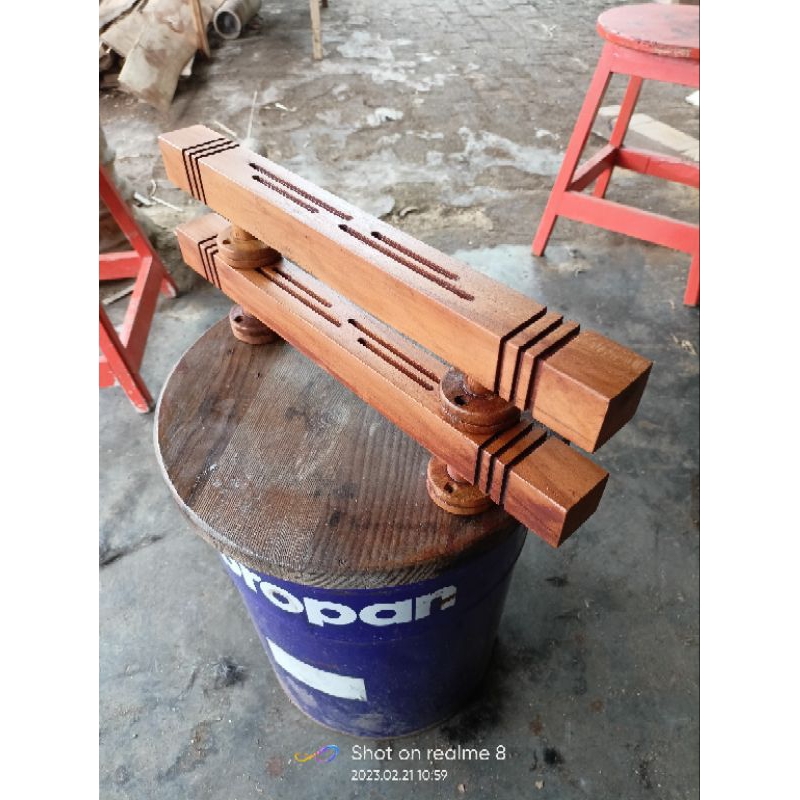 Jual Handle hendel tarikan gagang pintu bahan kayu jati minimalis ...