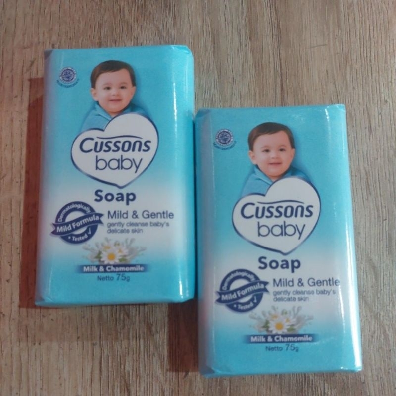 Jual CUSSONS baby soap Mild & Gentle 75g | Shopee Indonesia
