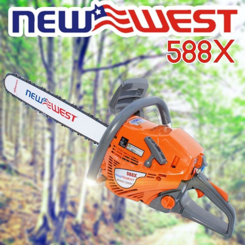 Jual Chainsaw New West 588 tipe X Bar 22" Reel 588X New West | Shopee ...