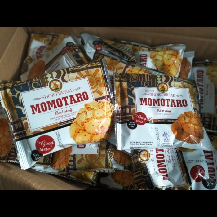 Jual MOMOTARO ShortBread Cookies Kukis Viral by Aoka 45 gr Aoka ...