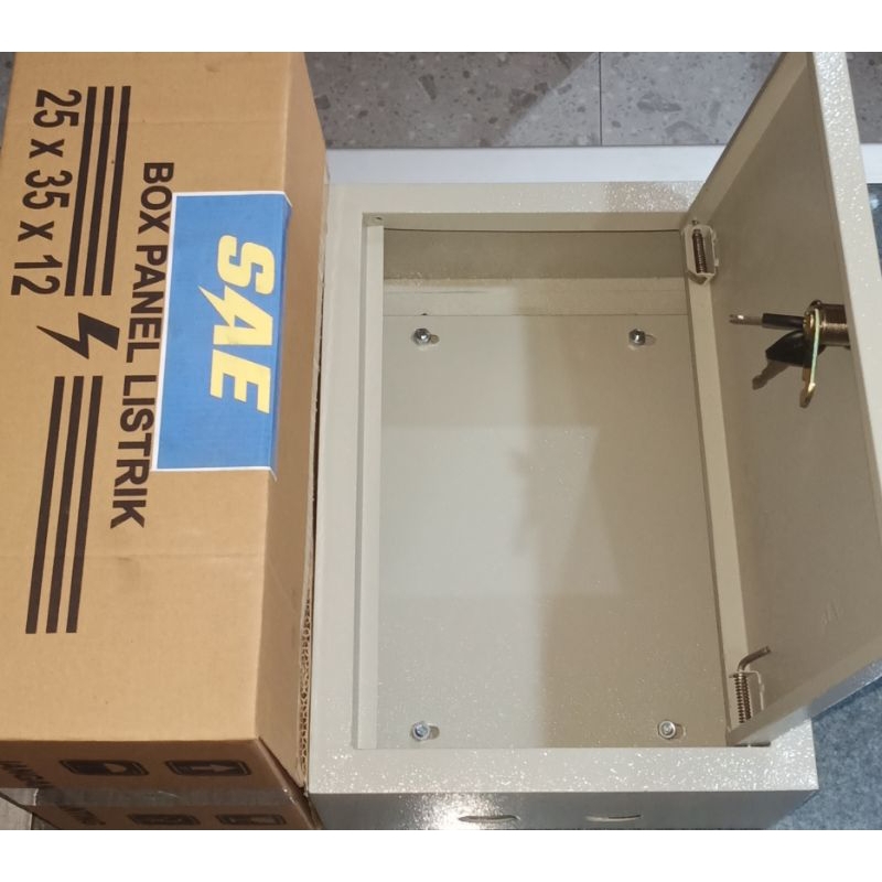 Jual Kotak Box Panel SAE 25x35x12 SAE Kunci Putar | Shopee Indonesia