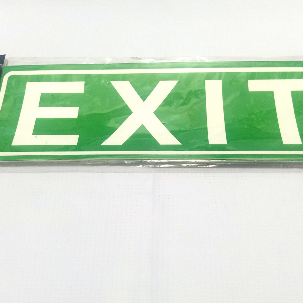 Jual Stiker Exit Rambu K3 10x30 | Shopee Indonesia