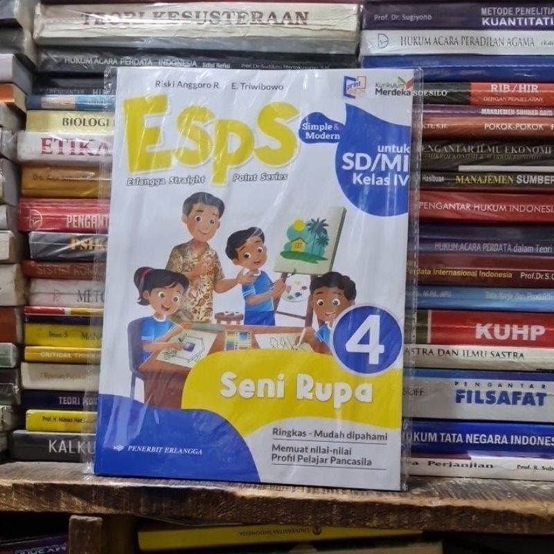 Jual Esps Seni Rupa kelas 4 SD Kurikulum Merdeka ERLANGGA | Shopee Indonesia