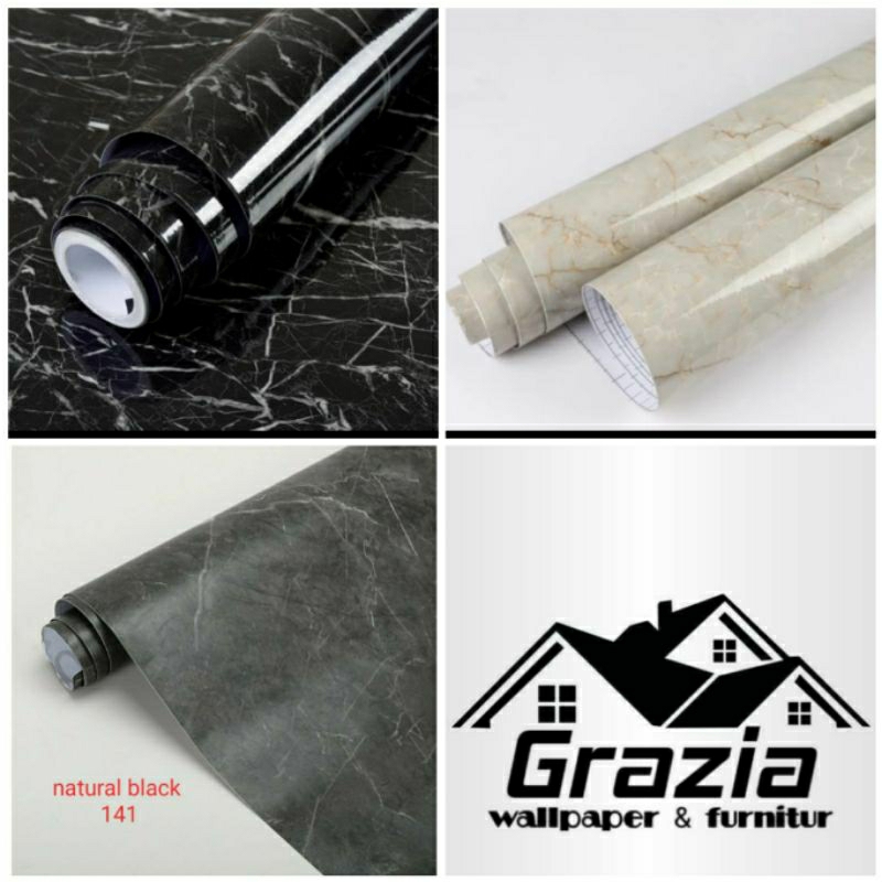 Jual Sticker marble Glossy anti panas dan anti air pelapis Lemari Meja ...
